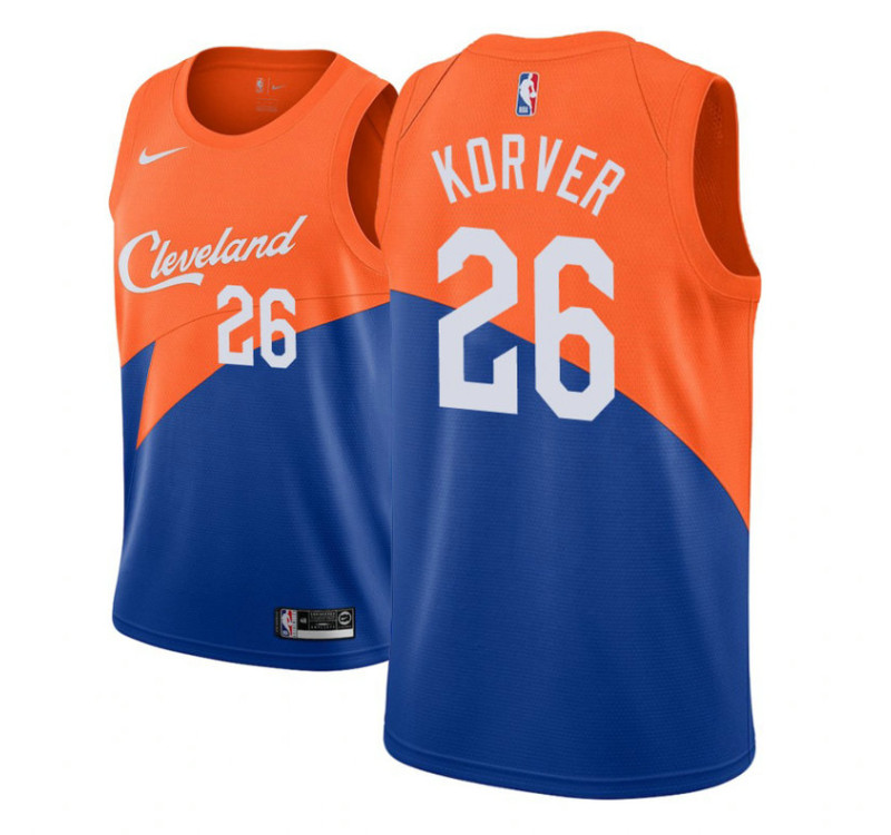 Cleveland Cavaliers #26 Kyle Korver Blue City Jersey